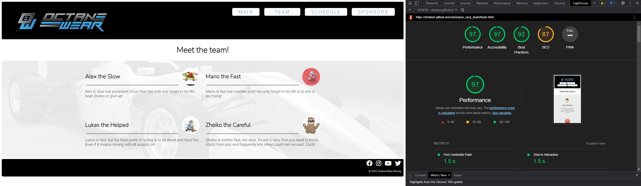 GitHub - ZheikoN/octanewear_race_team: A website dedicated to current up to date information of ...